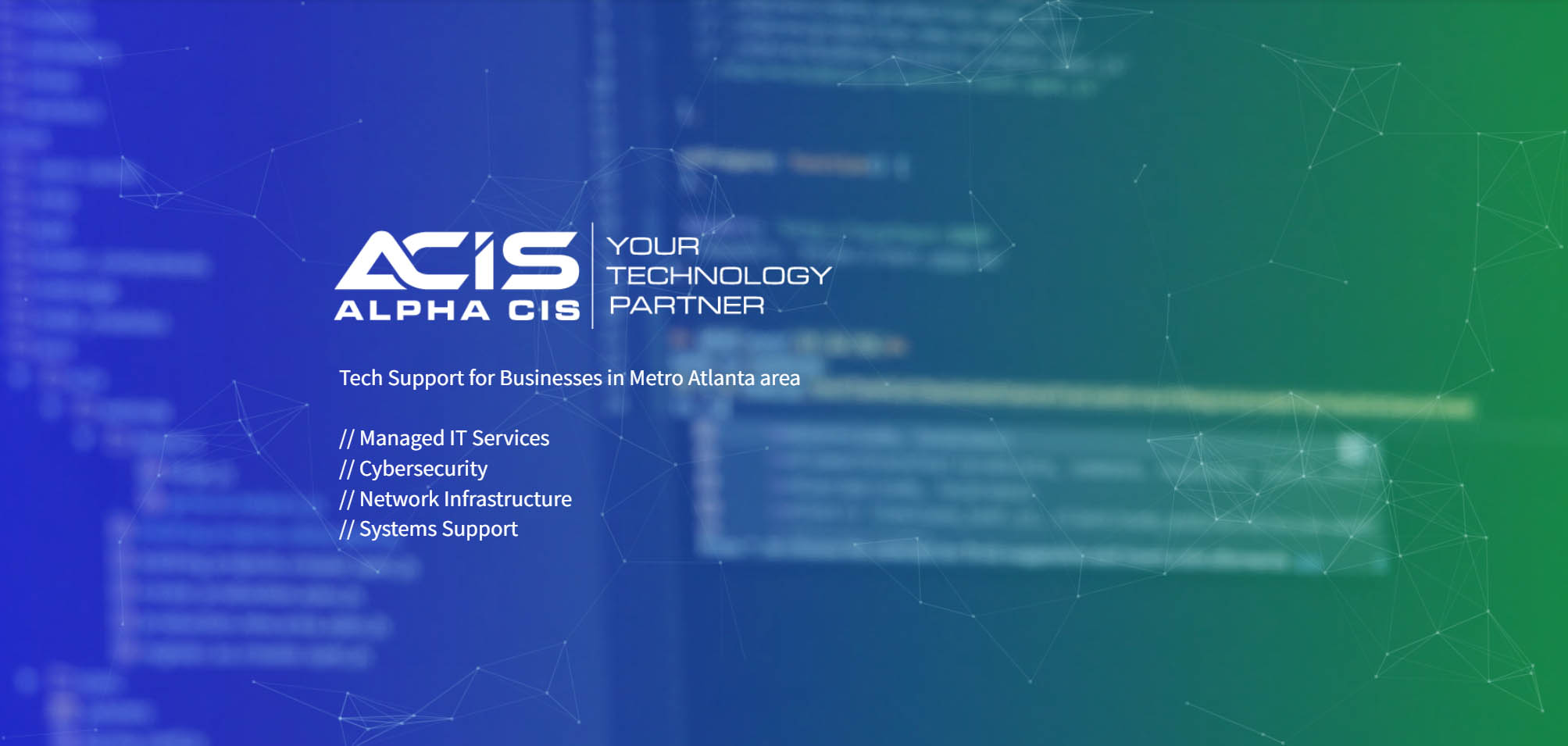 Atlanta / Marietta IT Support | Managed IT Services AlphaCIS